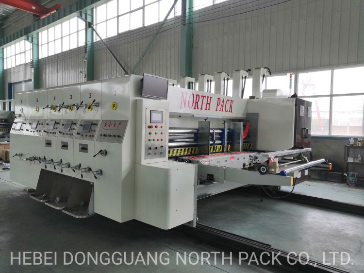 Corrugated Cardboard Production line Helical Knives NC Cutter Off Machine
